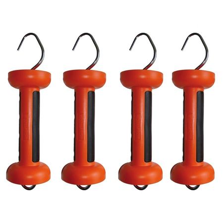 Buy 4 x Gallagher Soft Touch Gate Handle Orange for Rope/Wire (inox ...