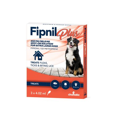 Buy Chanelle Fipnil Plus Spot-On For Extra Large Dogs 40-60Kg from £19.68