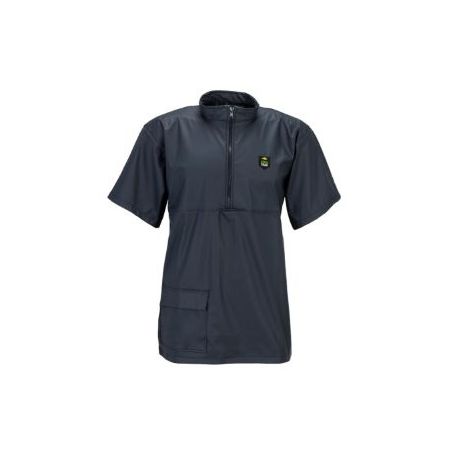 Buy Farmtrak Waterproof PU Short Sleeve Parlour Jacket Navy Blue from £ ...