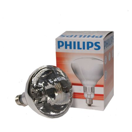 Buy Philips Infrared Bulb E27 250W Clear from £9.98