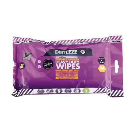 Buy Dirteeze Rough And Smooth Wipes Purple from £4.90