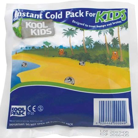 Buy Kool Pak Kids Instant Ice Pack Single Use White from £1.21