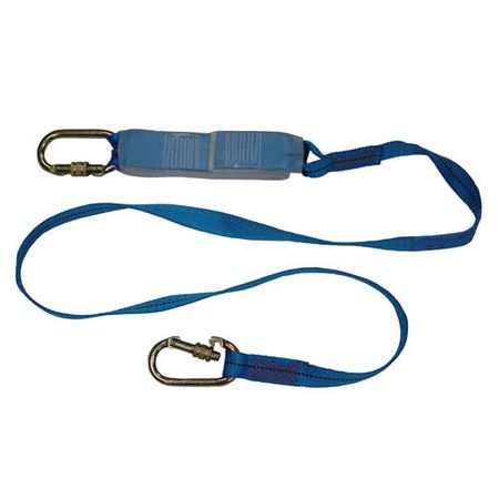 Buy Kratos Tractel Webbing Lanyard 2 Metre Blue from £86.74