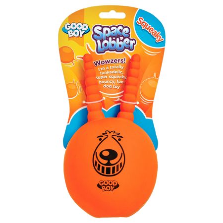 Buy Good Boy Squeaky Space Lobber Orange from £4.66