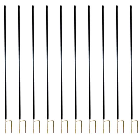 Buy 10 x 170cm Gallagher PVC Plastic Deer Electric Fence Post from £66.49