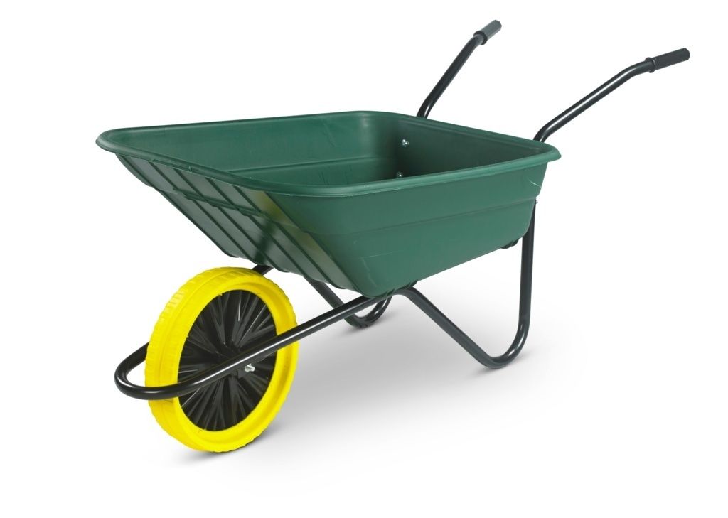 Buy Walsall Wheelbarrow The Shire Green Poly Barrow from £76.54