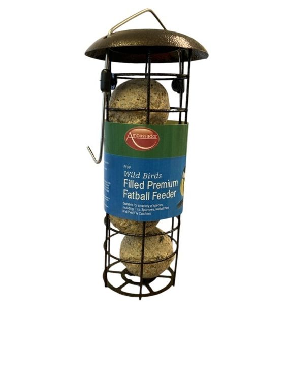 Buy Ambassador Pre Filled Premium Metal Fat Ball Feeder from £4.27